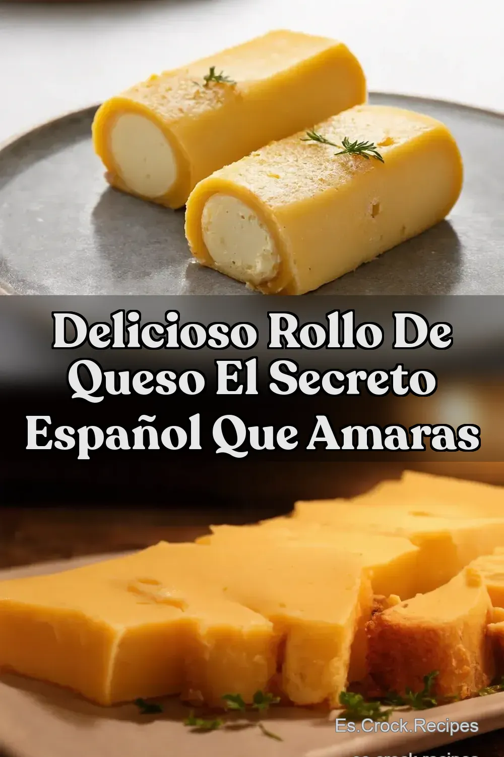 ROLLO DE QUESO Manchego Aperitivo Español Fácil y Delicioso
