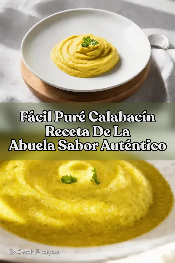 Puré de Calabacín Casero Mi Secreto para Bebés y No Tan…